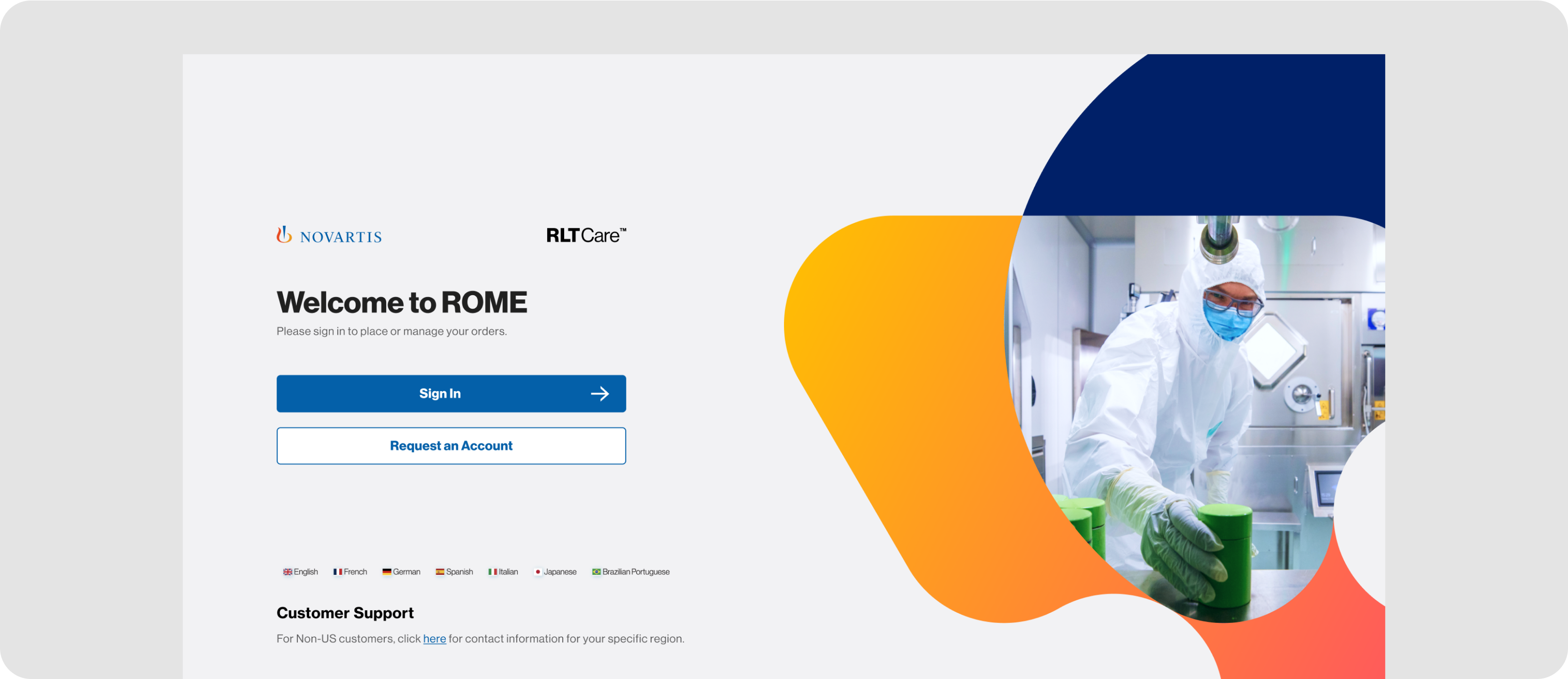 Place an order | RLTCare hub